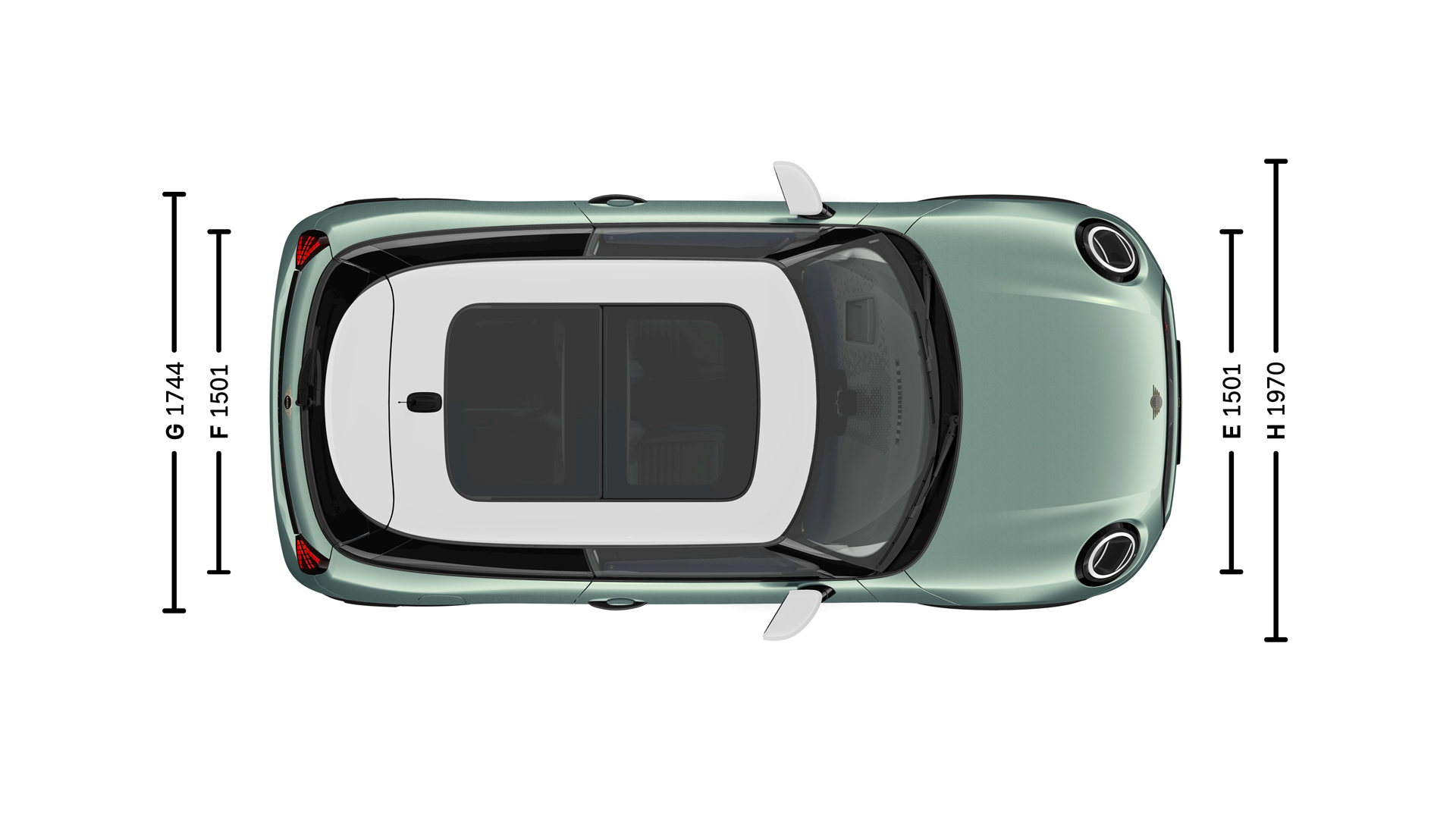 MINI Cooper 3-Door - Dimensions, Width and Length | MINI IE