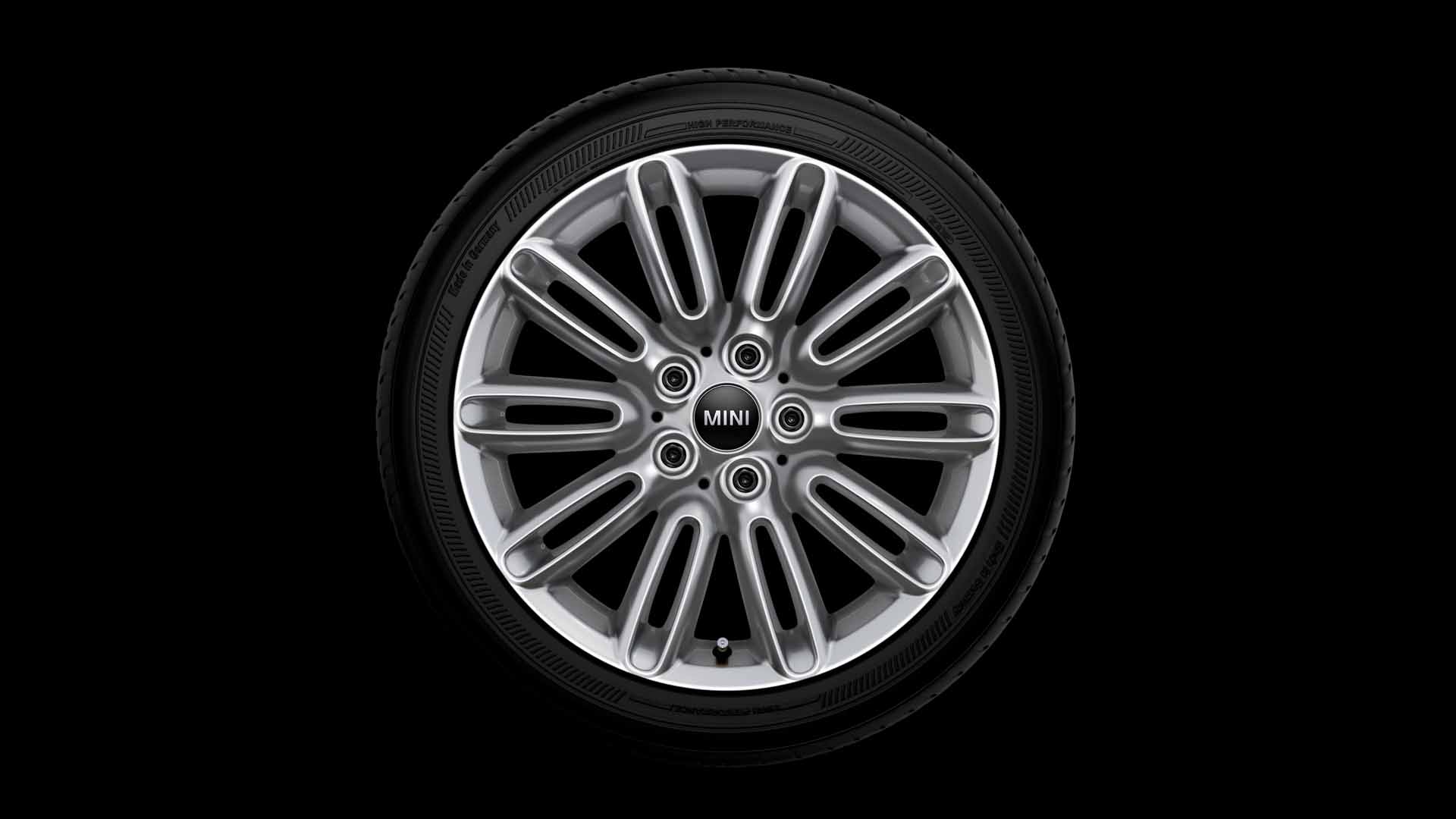 MINI light alloy wheel Tentacle Spoke 500 in Bright Silver metallic