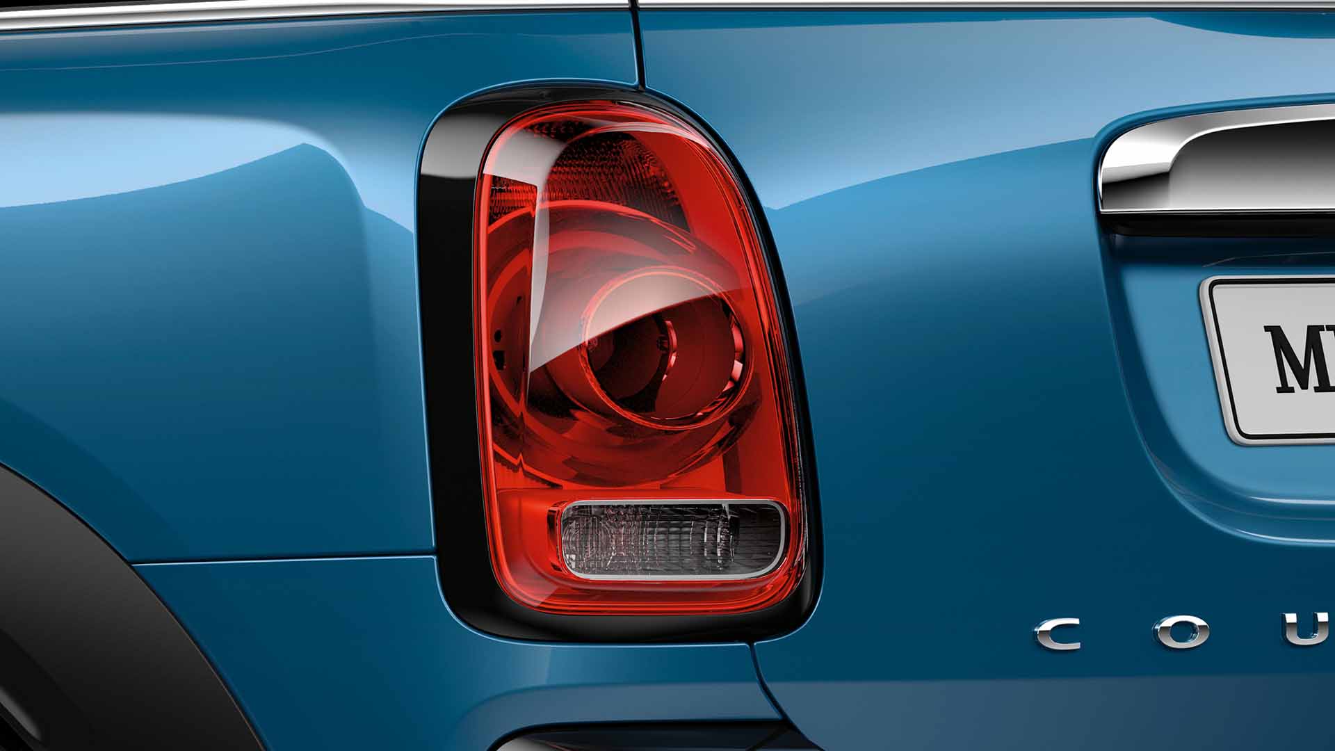 JCW rear light rings in black