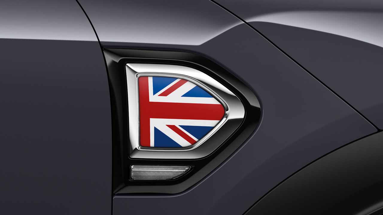 MINI side scuttles, Union Jack