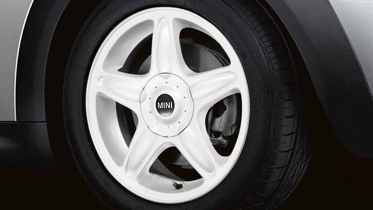 MINI light alloy wheel 5-Star Blaster R103 in White