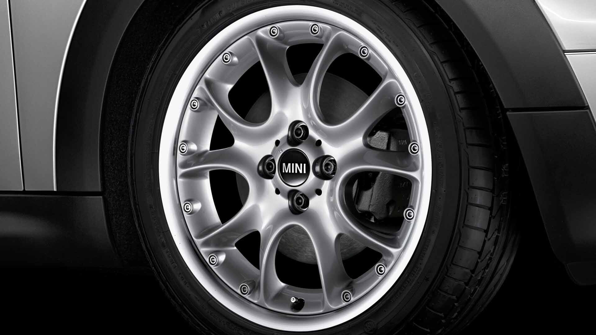 MINI light alloy wheel Web Spoke composite R98 in Silver