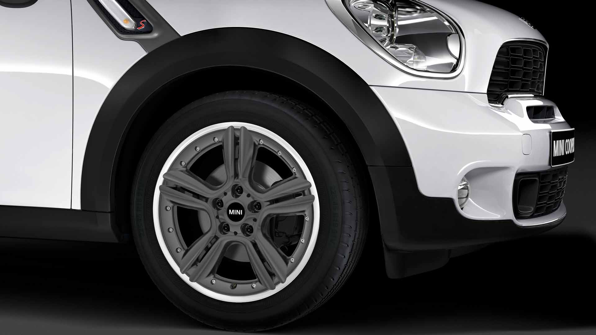 MINI light alloy wheel 5-Star Double Spoke composite R127 in Anthracite ...